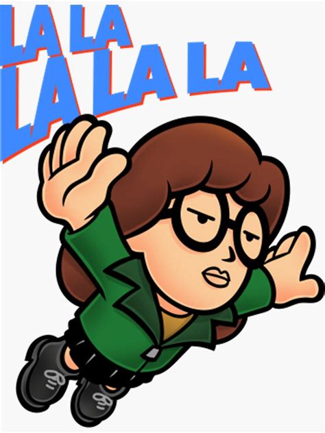 Daria Sticker For Sale By Philburch Redbubble