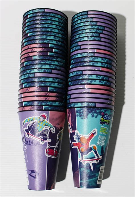 50 X 32oz Slurpee Skateboard 7 Eleven Collector Cups