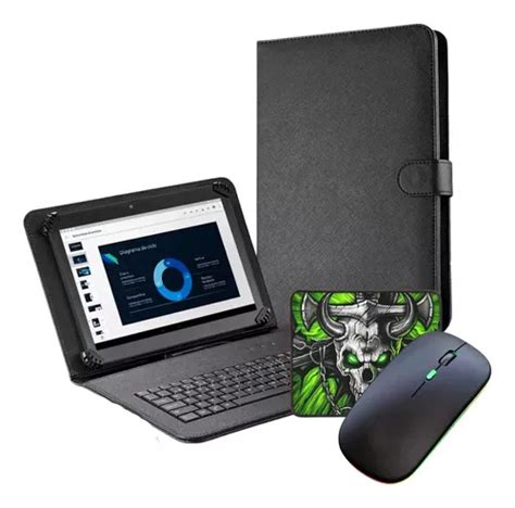 Capa Com Teclado Mouse P Tablet Mirage 7 Polegadas 2022
