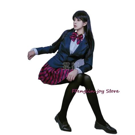 Костюм для косплея шоко Коми из аниме невозможно общаться школьная форма для девочек костюм
