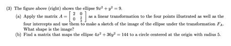 3 ﻿the Figure Above Right ﻿shows The Ellipse