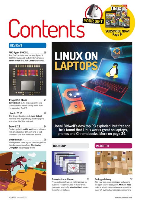 Linux Format Magazine January 2021 Subscriptions Pocketmags