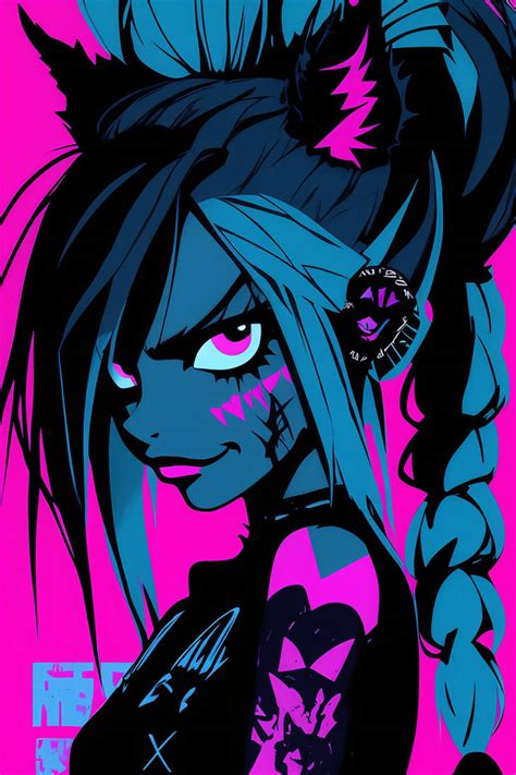 Punk Cat Girls Artworks 1 By Punkerlazar On Deviantart