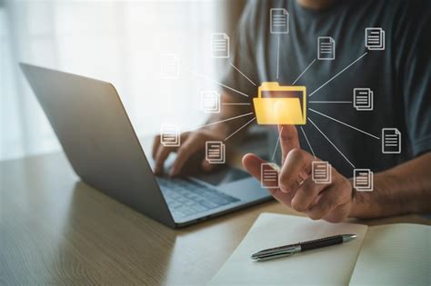 Premium Photo Big Data Clouds Computing Database Document Management System Concept Business