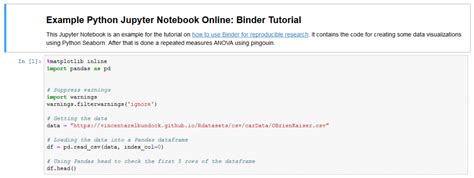 How To Use Binder And Python For Reproducible Research Erik Marsja