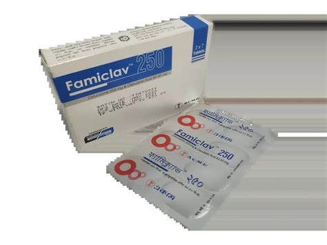 Famiclav 250 Tablet 250mg 62 5mg Uses Dosage Side Effects Generic