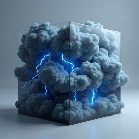 Free Lightning Cube Storm Image Storm Cube Lightning Download At Stockcake