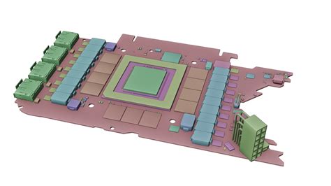 3d Rtx 3080 Pcb Turbosquid 1850333