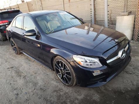 Salvage Wrecked Mercedes Benz C300 Cars For Sale