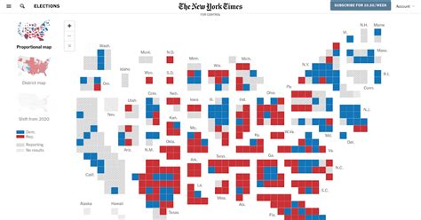 Live 2022 Midterm Election Maps