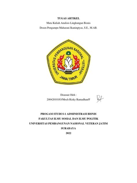 Analisis Lingkungan Bisnis Pdf