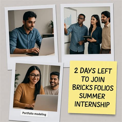 𝟮 𝗗𝗮𝘆𝘀 𝗟𝗲𝗳𝘁 𝗕𝗿𝗶𝗰𝗸𝘀𝗙𝗼𝗹𝗶𝗼𝘀 𝗦𝘂𝗺𝗺𝗲𝗿 𝗜𝗻𝘁𝗲𝗿𝗻𝘀𝗵𝗶𝗽 𝟮𝟱 Jyotsna Jo Dixit