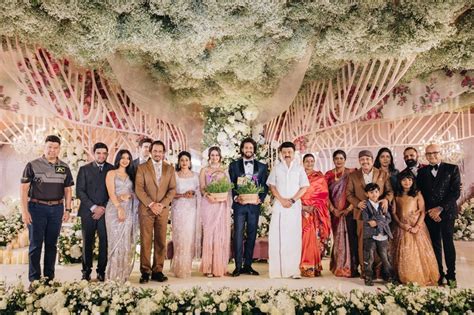 Actor Umapathy Ramaiah Weds Actress Aishwarya Arjun Wedding Reception