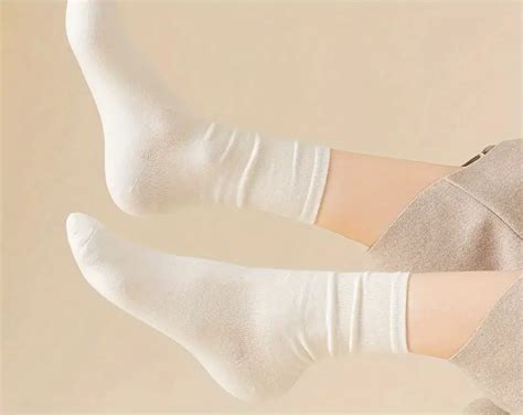 Simple Solid Socks Comfy Soft Tube Socks Womens Regionname