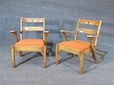Pair J B Van Sciver Co Arm Chairs Apr 15 2020 Ss Auction Inc In Nj