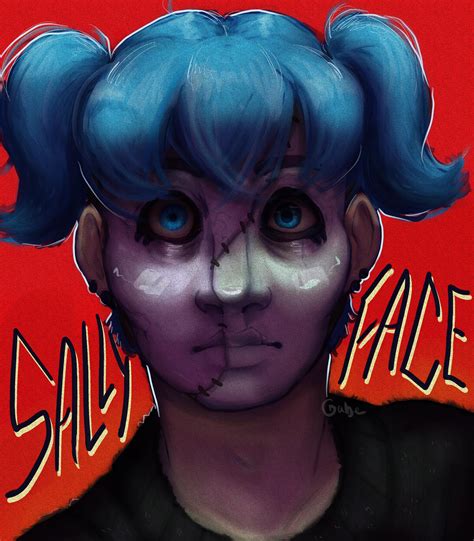 My New Sally Face Art Im A Beginner Artist So Please Dont Judge Too
