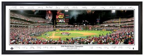 Philadelphia Phillies 2008 World Series Champions Mlb Framed Panoramic