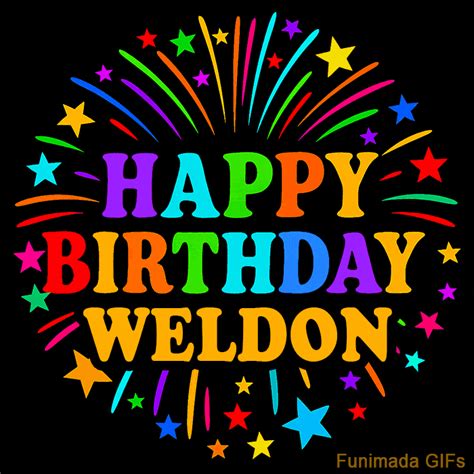 Happy Birthday Weldon Fireworks  Download On