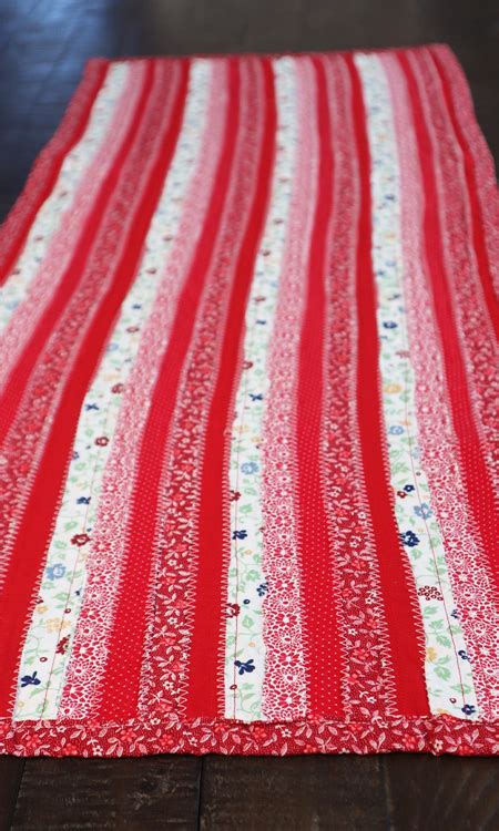 Free Jelly Roll Table Runner Rug Pattern Hands That Bless