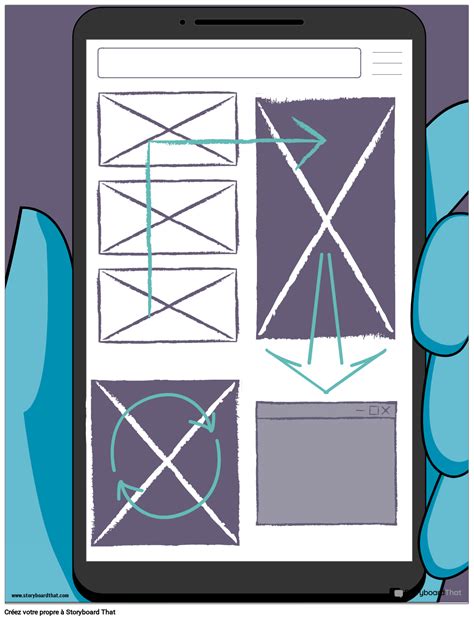 Storyboard That Modèles De Wireframes De Croquis Gratuits