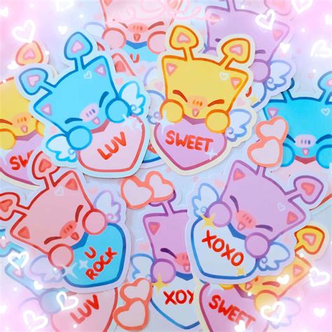 Aisha Candy Hearts Stickers Neogeopet