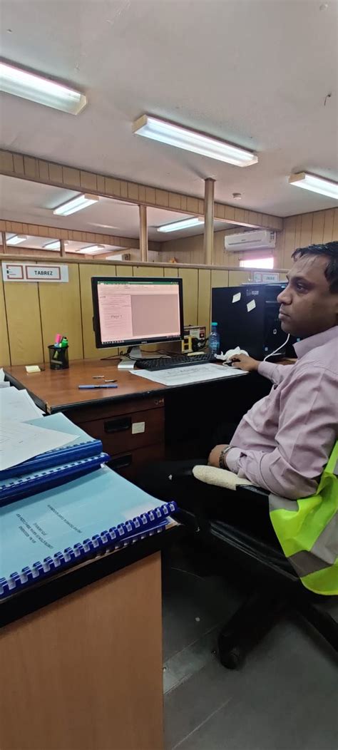 Working In Site Office Mohammad Tabrez Akhtar
