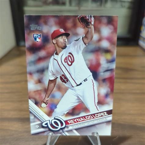 🔥2017 Topps Series 1 Reynaldo Lopez Rookie 120 Washington Nationals Rc
