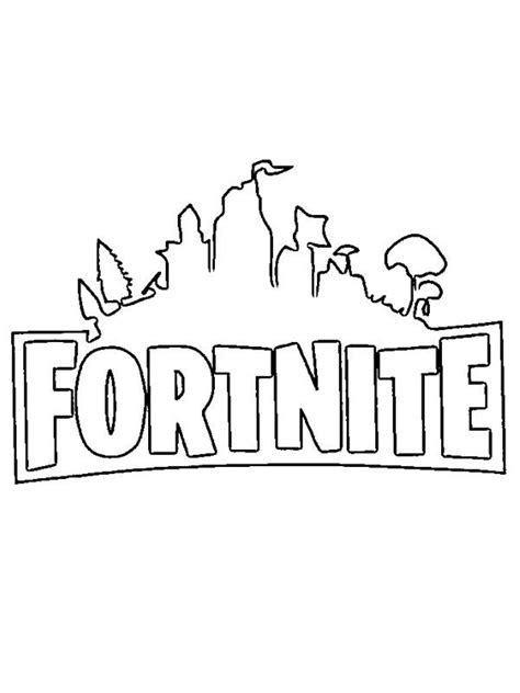 How To Draw Logo Fortnite