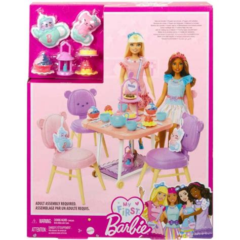 Barbie Sets Preschool Toys My First Barbie Tea Party Playset Hmm65