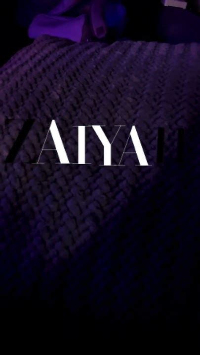 Hi Zaiyah Who Zaiyah You No My Name Is Aliya Youtube