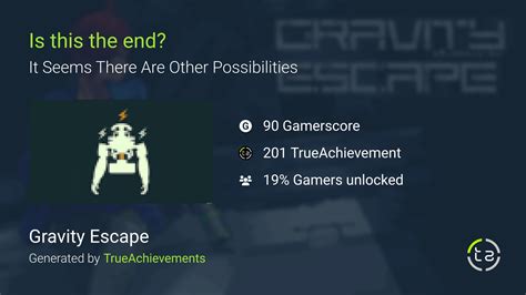Is This The End Achievement In Gravity Escape