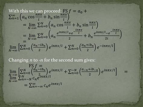 ppt fourier series fourier integral fourier transform powerpoint