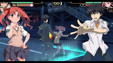 Kamijou Touma Vs Kuroko Shirai Toaru Majutsu No Index Gameplay Youtube