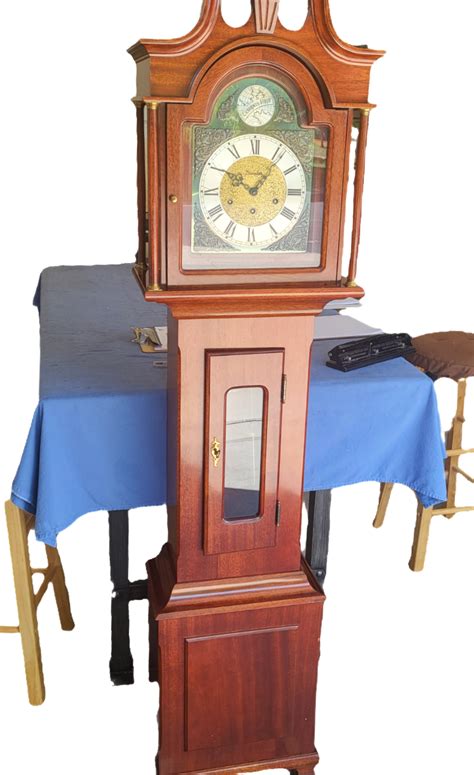Daneker Grandmother 8 Day Clock 1965 350 Sold Timely Antiques