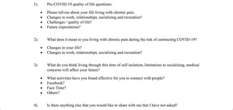 Open Ended Semi Structured Interview Guide Download Scientific Diagram