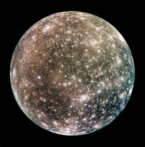 Esa Science And Technology Jupiters Cratered Moon Callisto