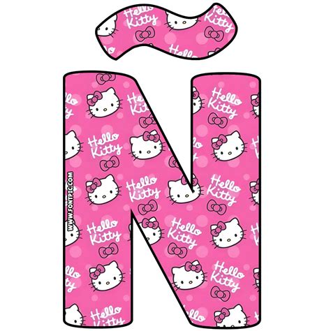Hello Kitty Letter Ñ