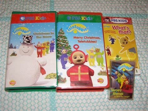 Teletubbies Merry Christmas Snow 4 Vhs Movies New Whats That N Rhymes