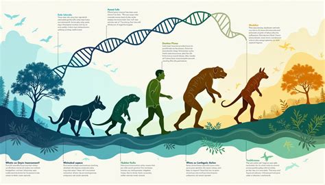 Free Species Evolution Illustrated Image Evolution Dna Biology