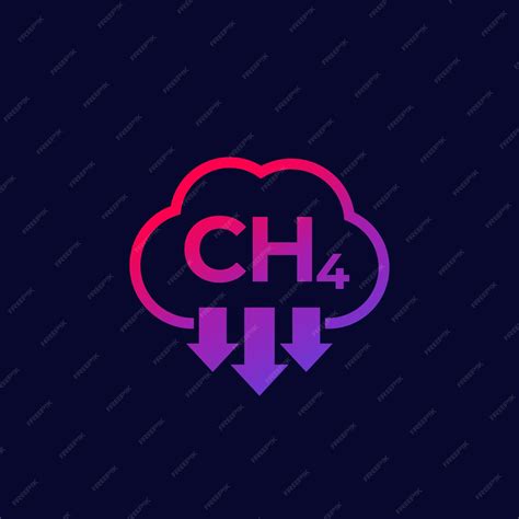 Premium Vector Methane Emissions Ch4 Icon For Web
