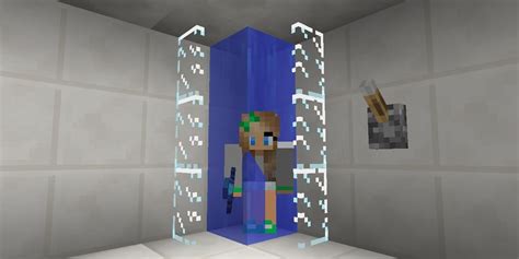 How To Create A Working Shower In Minecraft B C Guides