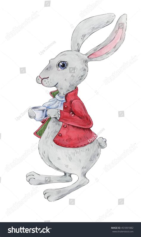 Rabbit From Alice In Wonderland Drawing Alice In Wonderland White