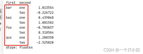 Pandas 多索引和高级索引（创建多级索引）pandas创建多级索引 Csdn博客