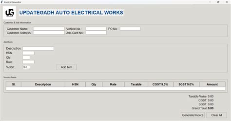 Best Invoice Generator Dual Interface Python Application For Gst Billing