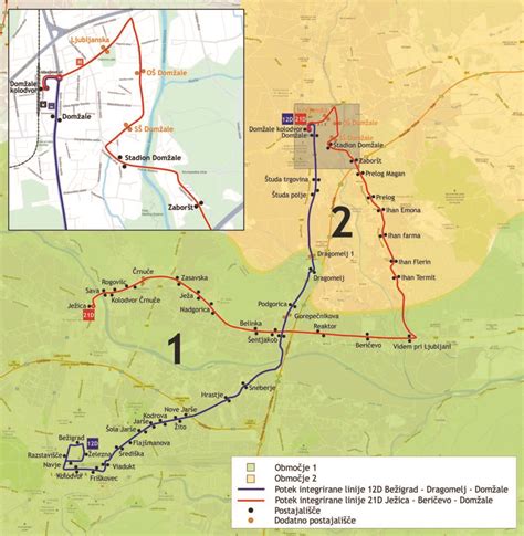Lpp Domžale 12d In 21d Vozni Red Nove Avtobusne Lpp Linije Ljubljana Domžale 12d In 21d Trasa In