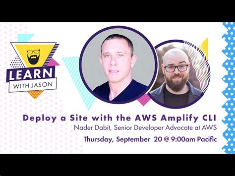 free video deploy a site with the aws amplify cli learn with jason