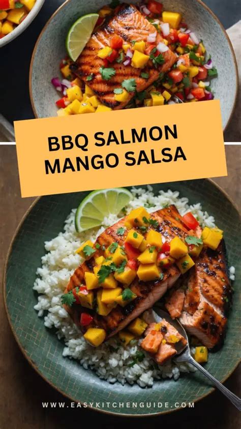 Bbq Salmon Mango Salsa Easy Kitchen Guide