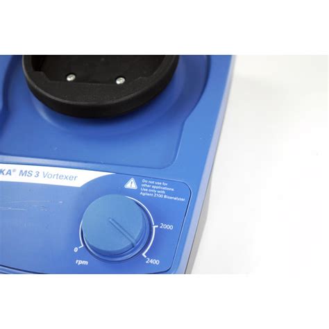 Ika Ms3 Vortexer Shaker Mixer Schüttler For Agilent 2100 Bioanalyzer