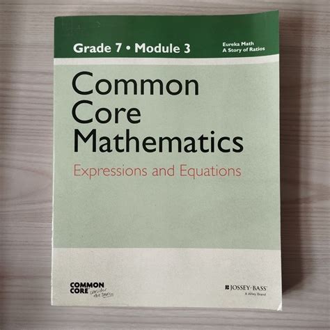Common Core Mathematics Grade 7 Module 3 Hobbies And Toys Books