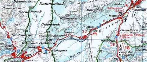 Kartenmaterial Furkapass